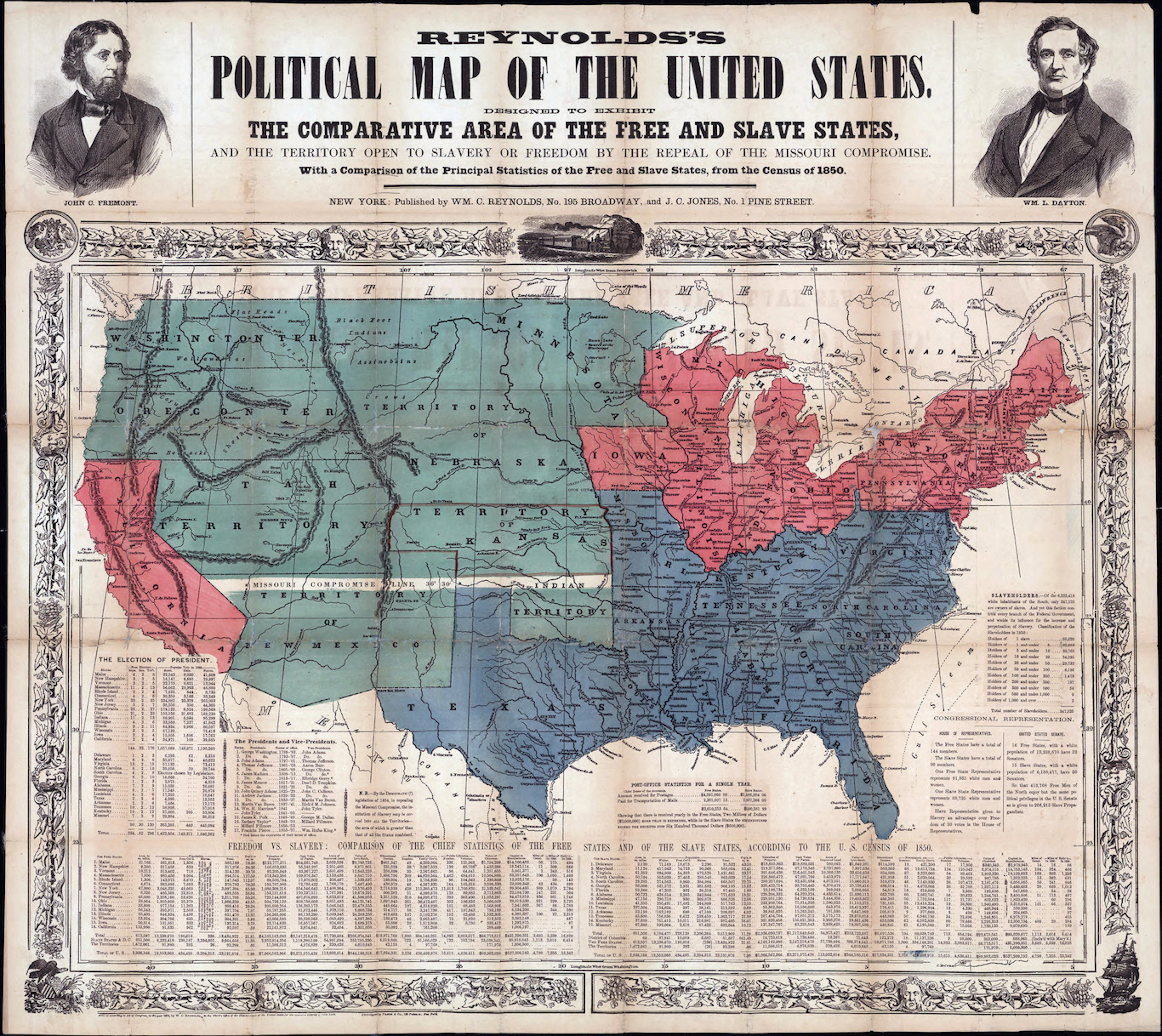 The Missouri Compromise and enslavement in the Western U.S.