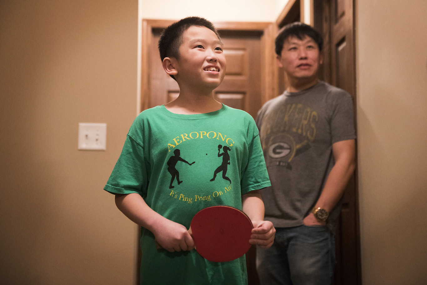 Boy invents new ping-pong game for sister with autism