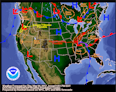 How to read a weather map