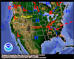 How to read a weather map