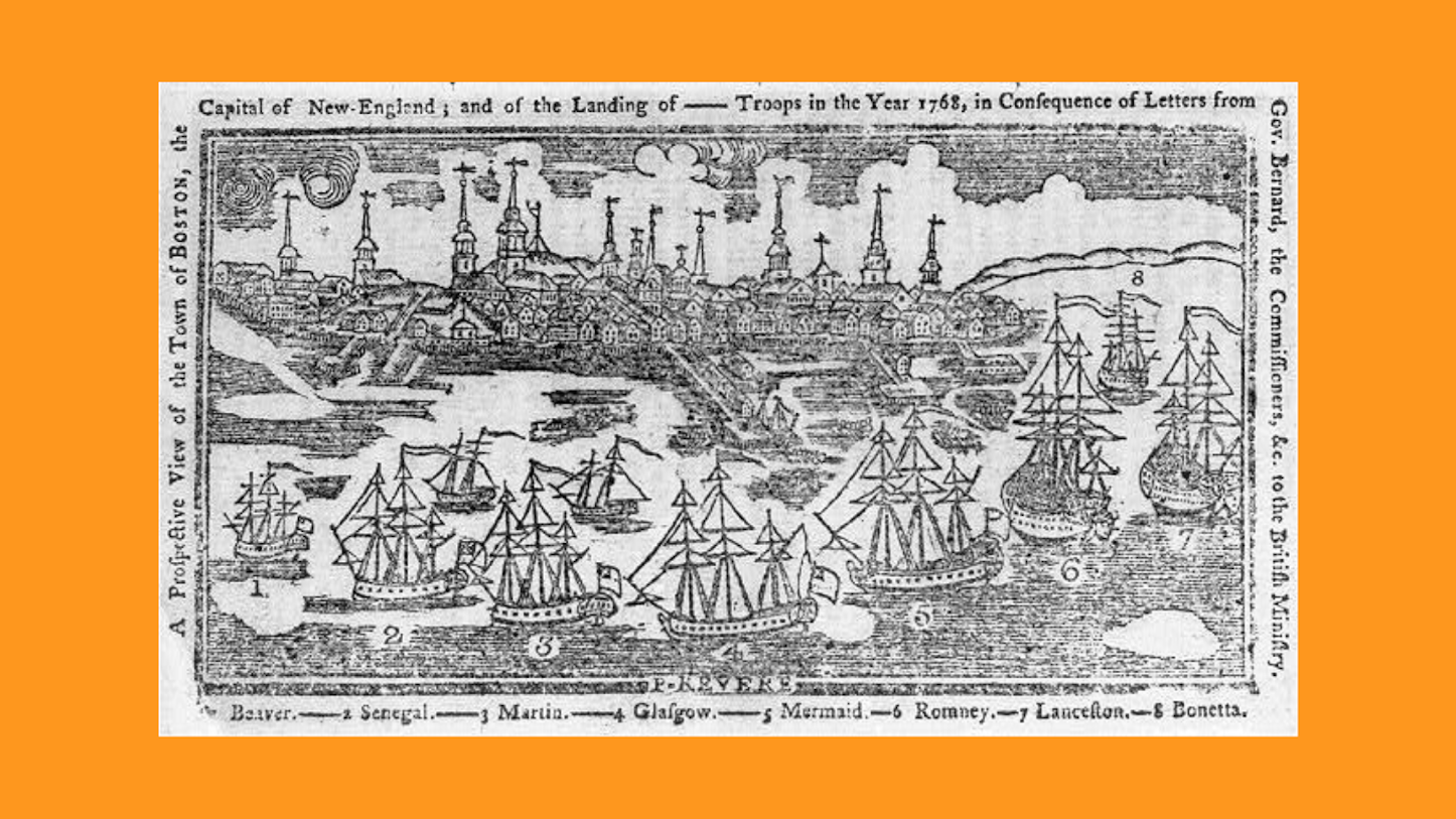 North America in 1770