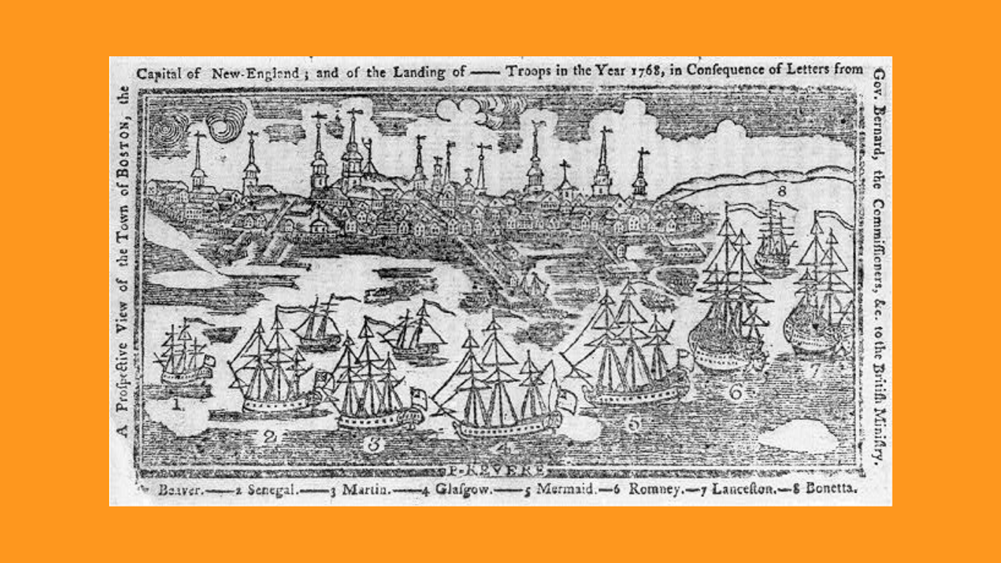 North America in 1770